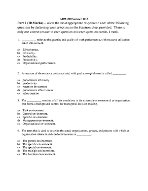 Introduction to business test bank - At the end of the year, an ...