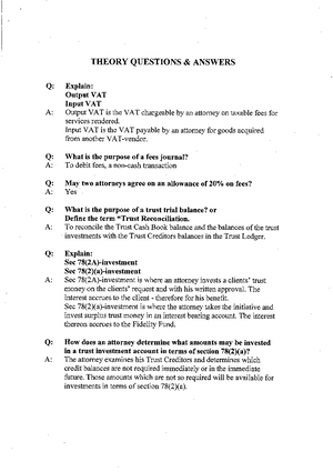 Bookkeeping Notes FOR Bookkeeping EXAM 2021 - MODULE = ACCOUNTING ...