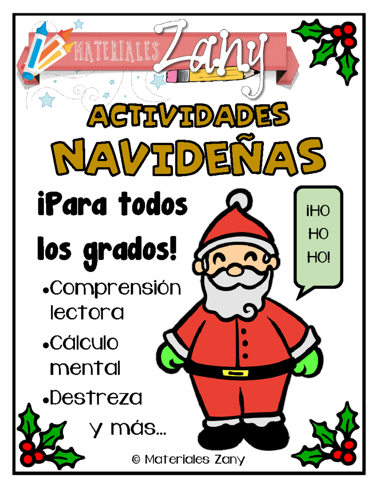 Actividades navideñas - Materiales Zany - ¡Para todos los grados ...
