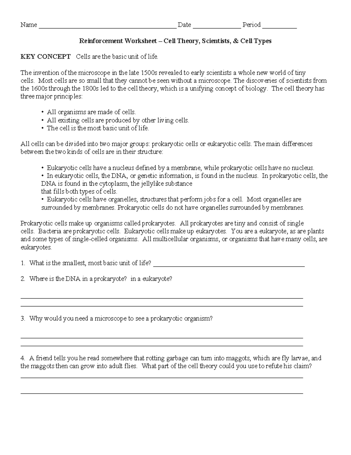 Endosymbiosis - Great assignemnt for practice - Name