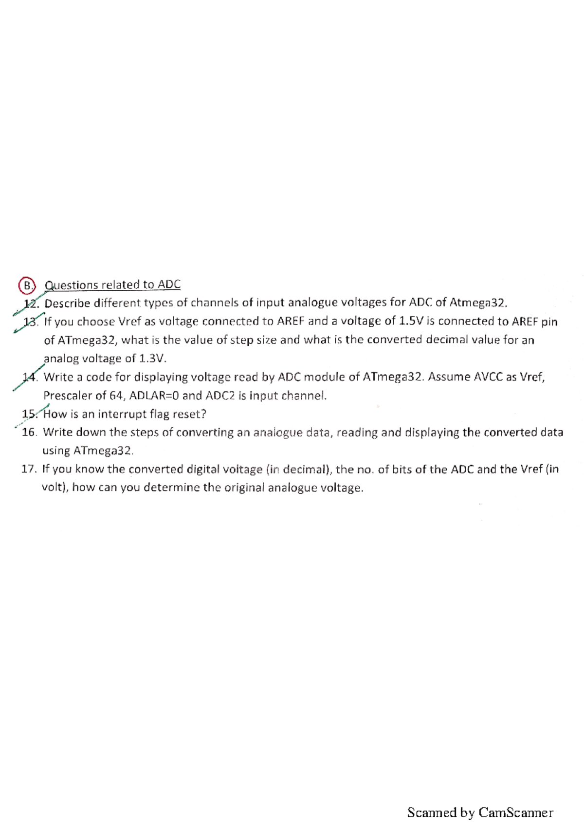ADC - Microprocessors - Studocu