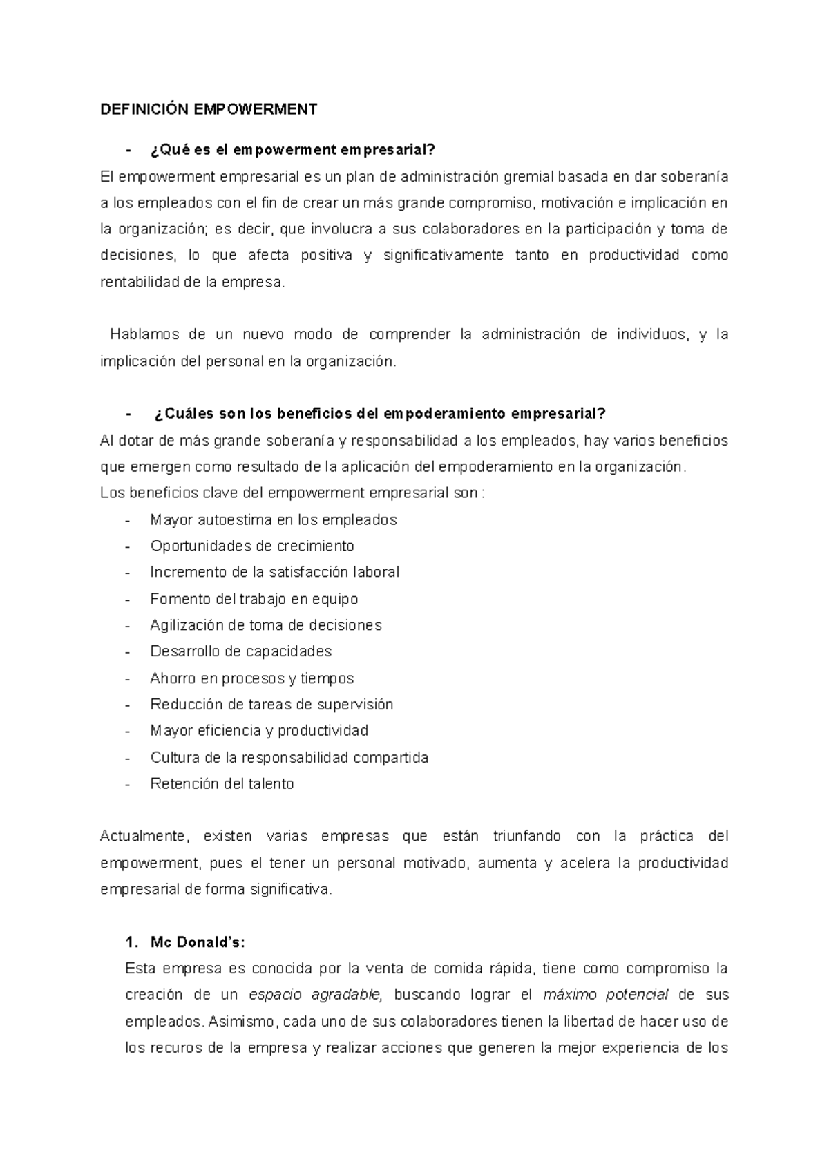 Empowerment Rodrigo Estrada - DEFINICIÓN EMPOWERMENT - ¿Qué es el ...