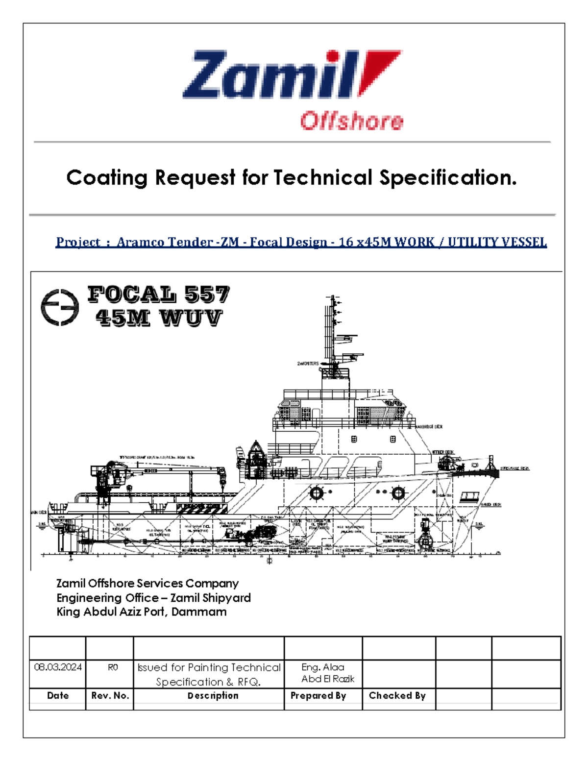 Vessel Coating RFQ - as art - Coating Request for Technical ...