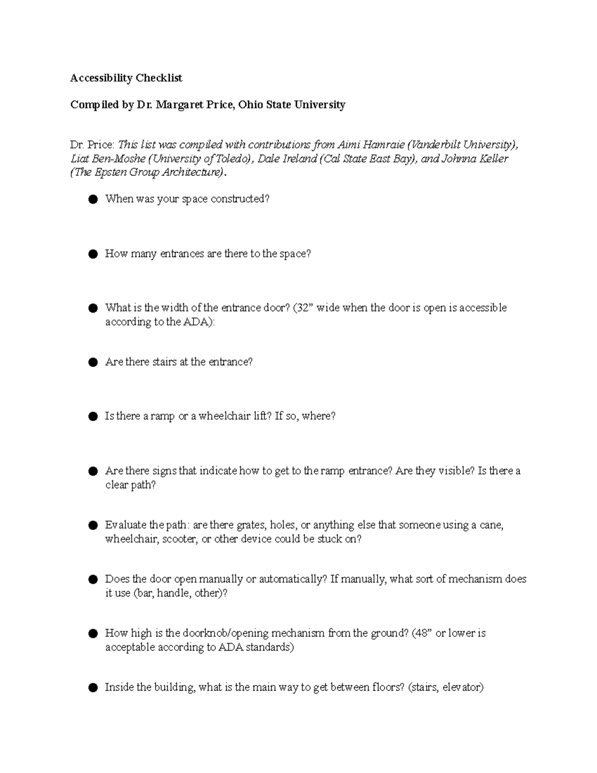 Accessibility-checklist-262iwnz - Accessibility Checklist Compiled by ...