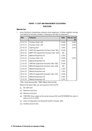 Cost-Sheet - Cost-Sheet - LEARNING OUTCOMES COST SHEET Classify and ...