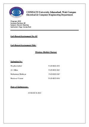 LAB 1 - Oscilloscope and Function Generator in Proteus - LAB 1 Objective: To measure the ...