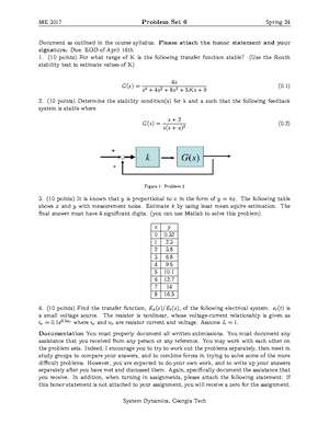 Homework 6 Solutions - Homework Set 6 5 From the problem figure ...