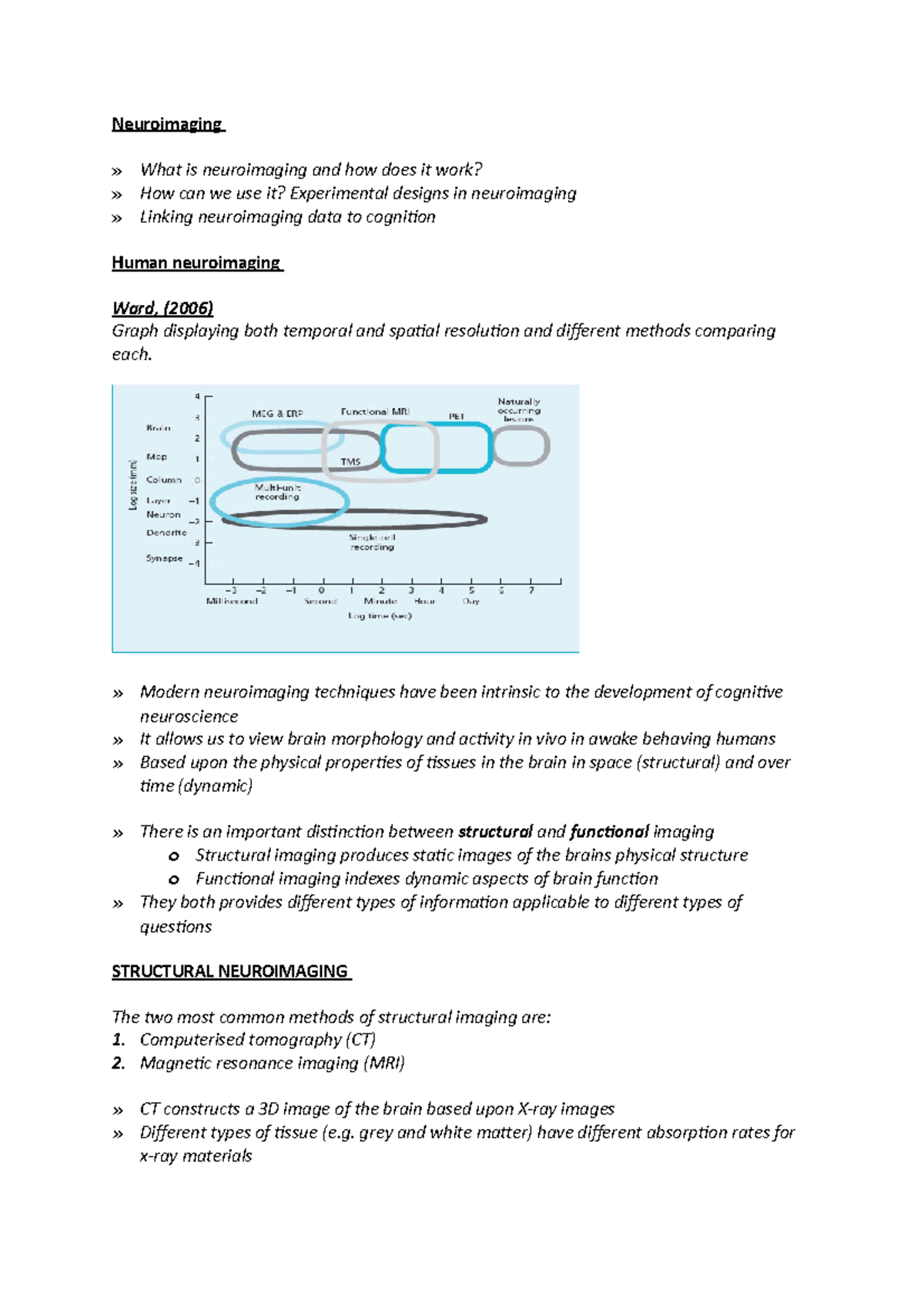 Neuroimaging 1 - Neuroimaging » What is neuroimaging and how does it ...
