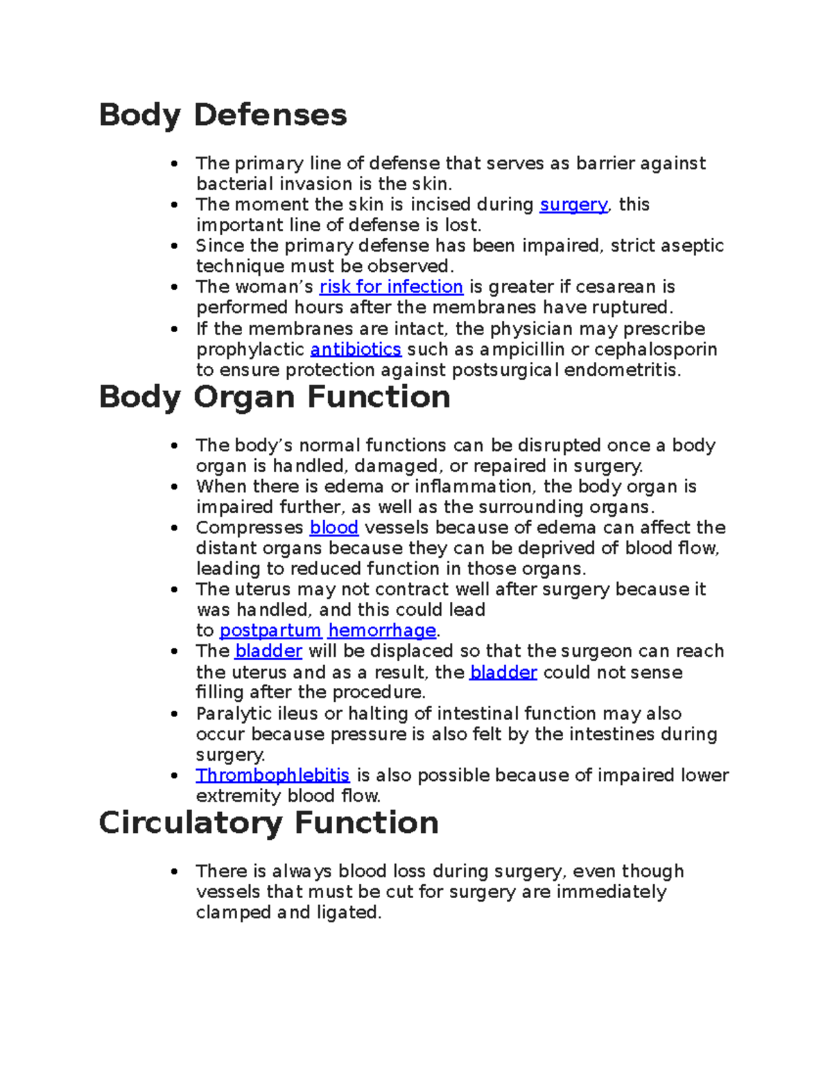 Pediatric-Body Defenses - Body Defenses The primary line of defense ...