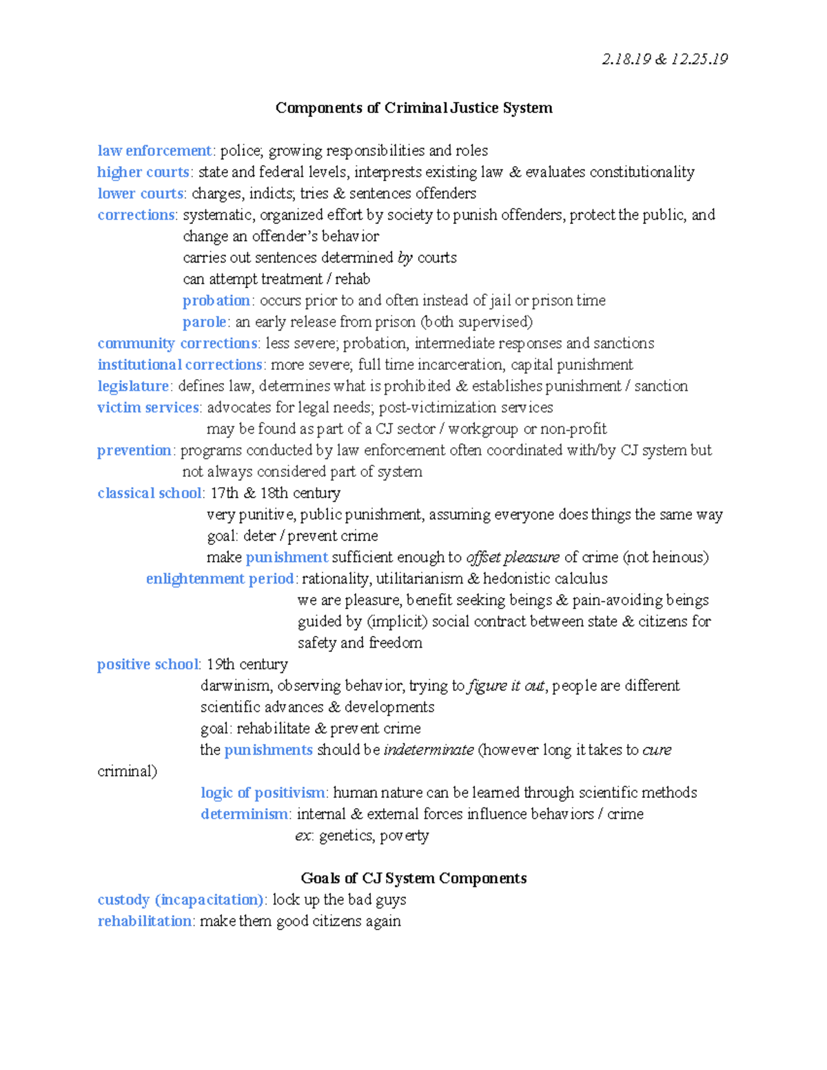 04 CJ System Components 2 18 12 Components Of Criminal Justice 04-cj-system-components-2-18-12-components-of-criminal-justice