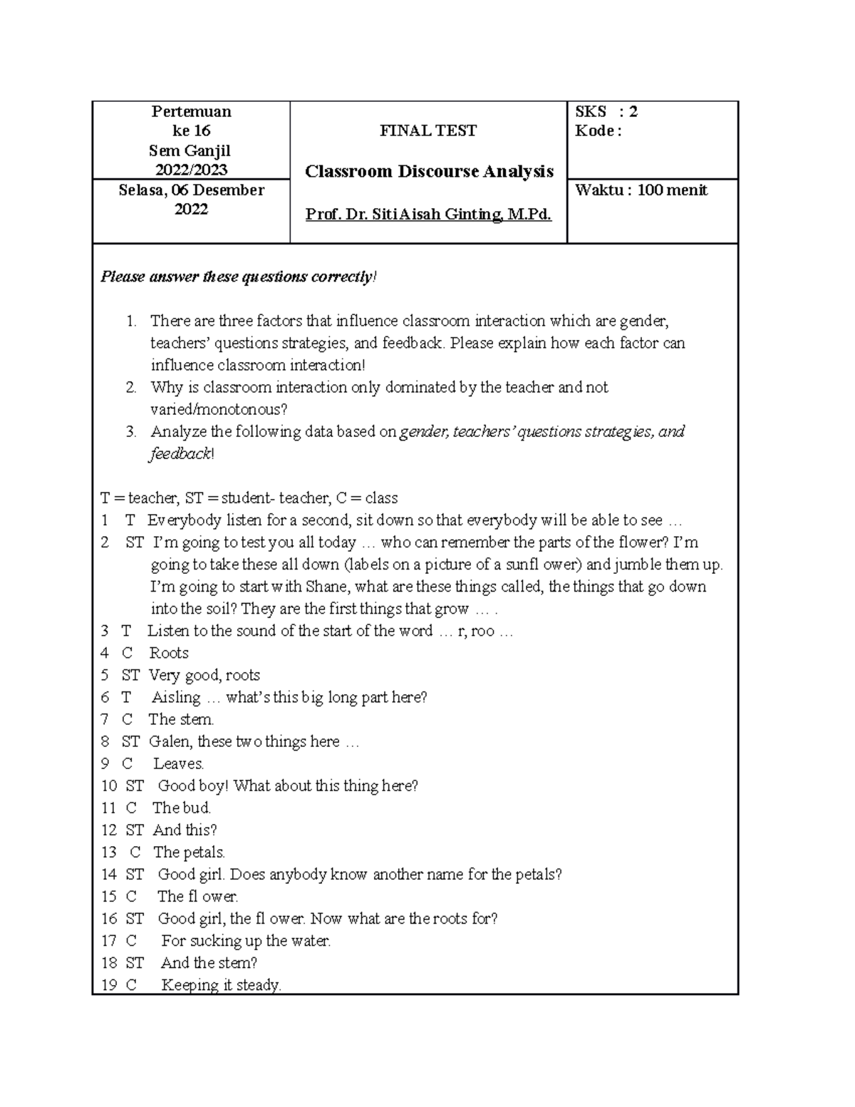 CDA - Final TEST - mandatory assignment - Pertemuan ke 16 Sem Ganjil ...