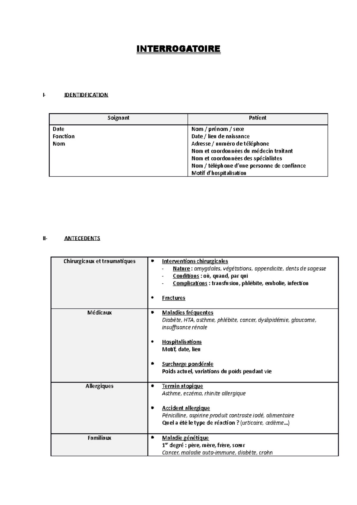 Examen Clinique : comment examiner corresctement de manière ...