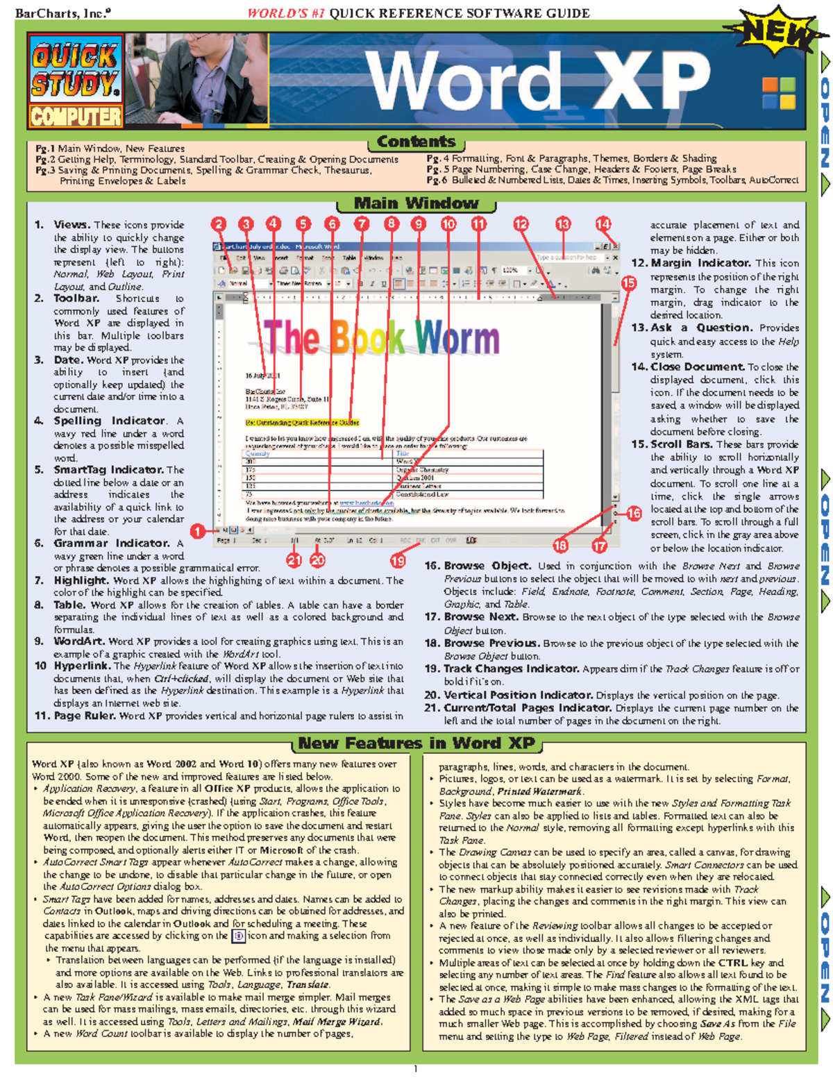 Word-xp compress - Office Automation - WORD XP - BarCharts, Inc.® WORLD ...