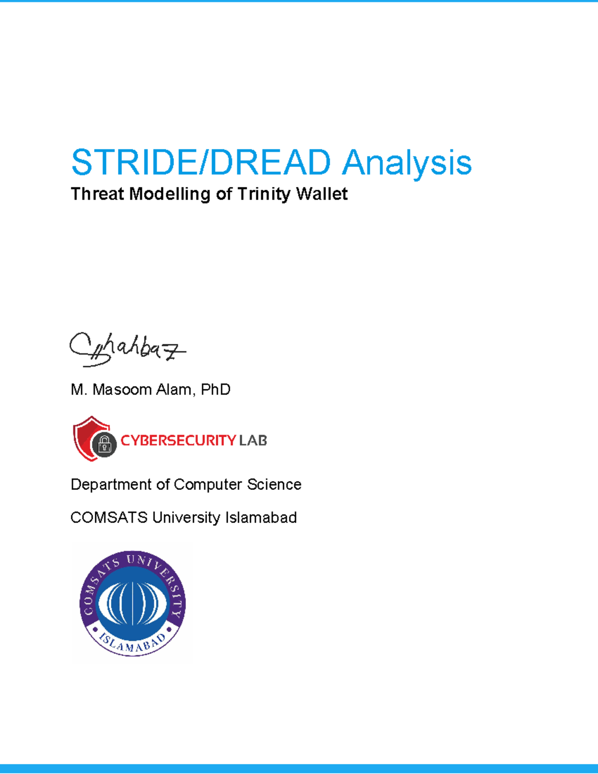Threat+Modelling+Report+V1.2.signed - Copy - STRIDE/DREAD Analysis ...