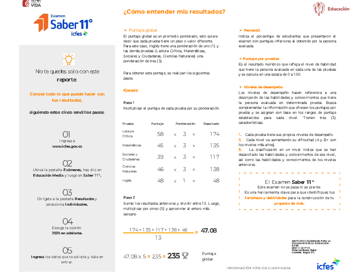 Pruebas icfes natalia - fgdff - ¿Cómo entender mis resultados ...