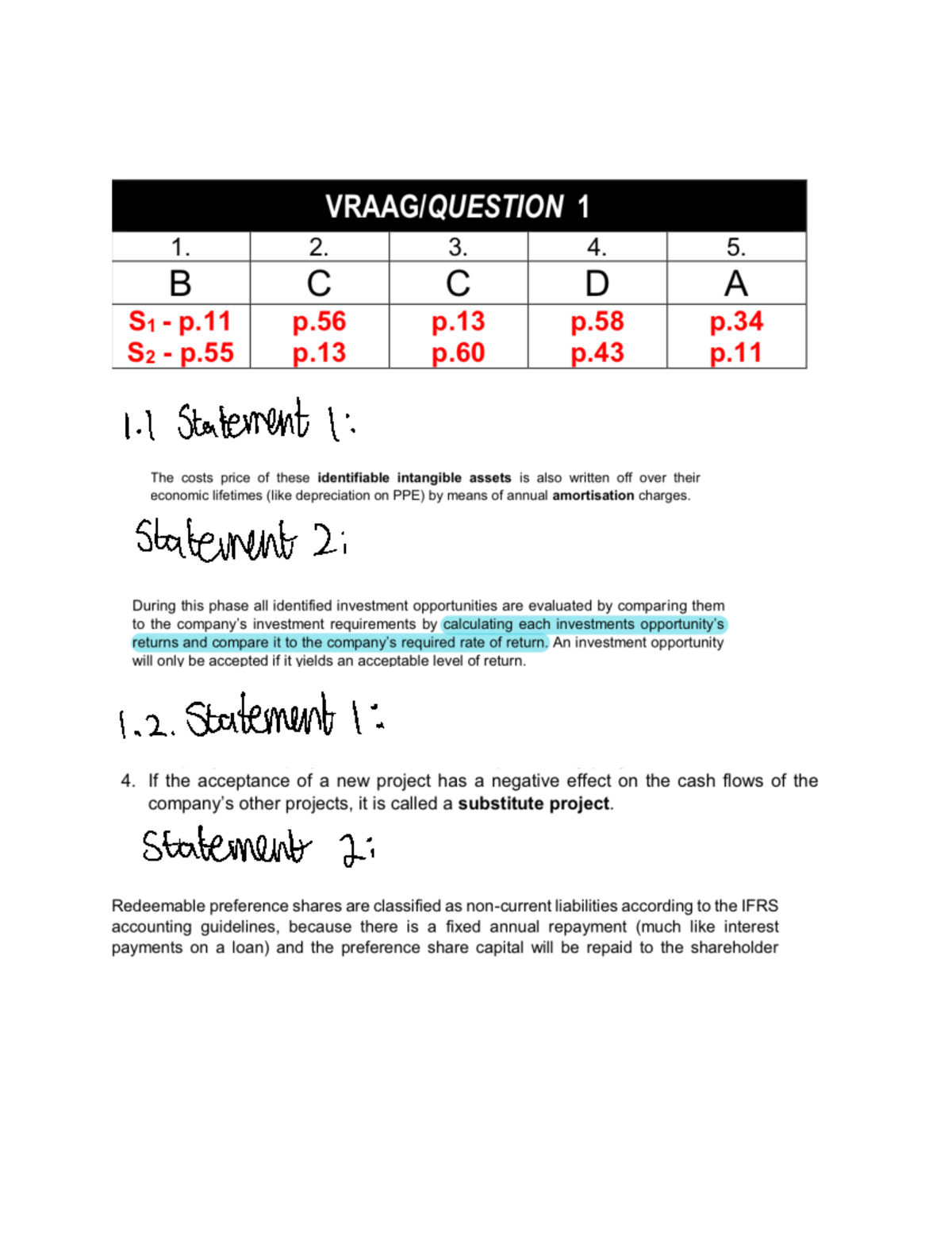 Fin Man A2 Flash Class 1 solution - FM214 - Studocu