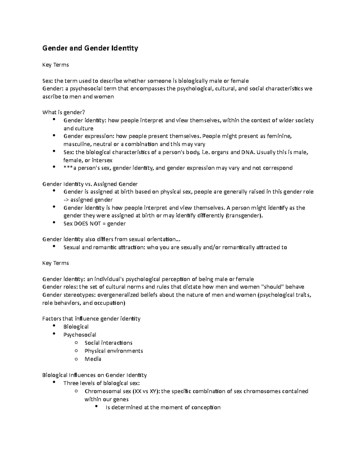 Gender and Gender Identity - People might present as feminine ...