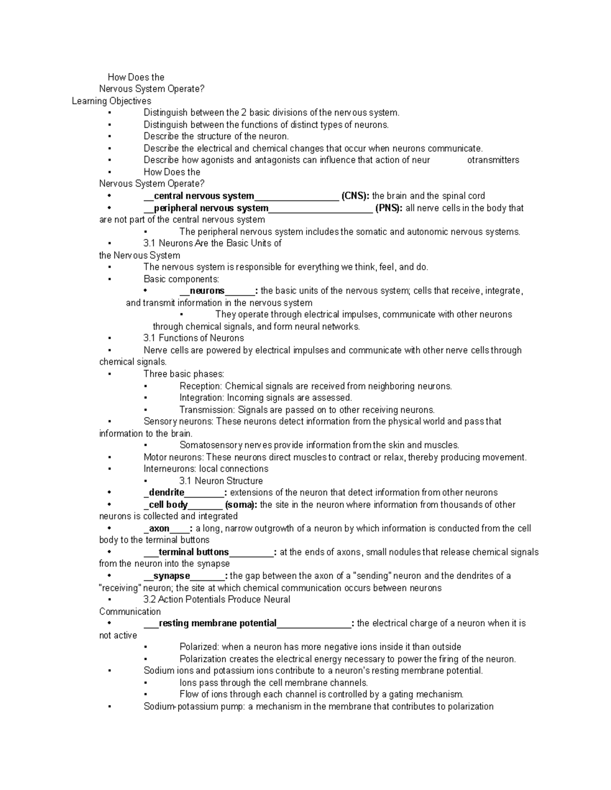 PSY Ch. 3 Pt. 1 - These are notes for General Psychology chapter 3 part ...
