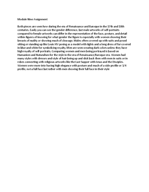 Module Three Assignment - Module Three Assignment Looking at this art ...