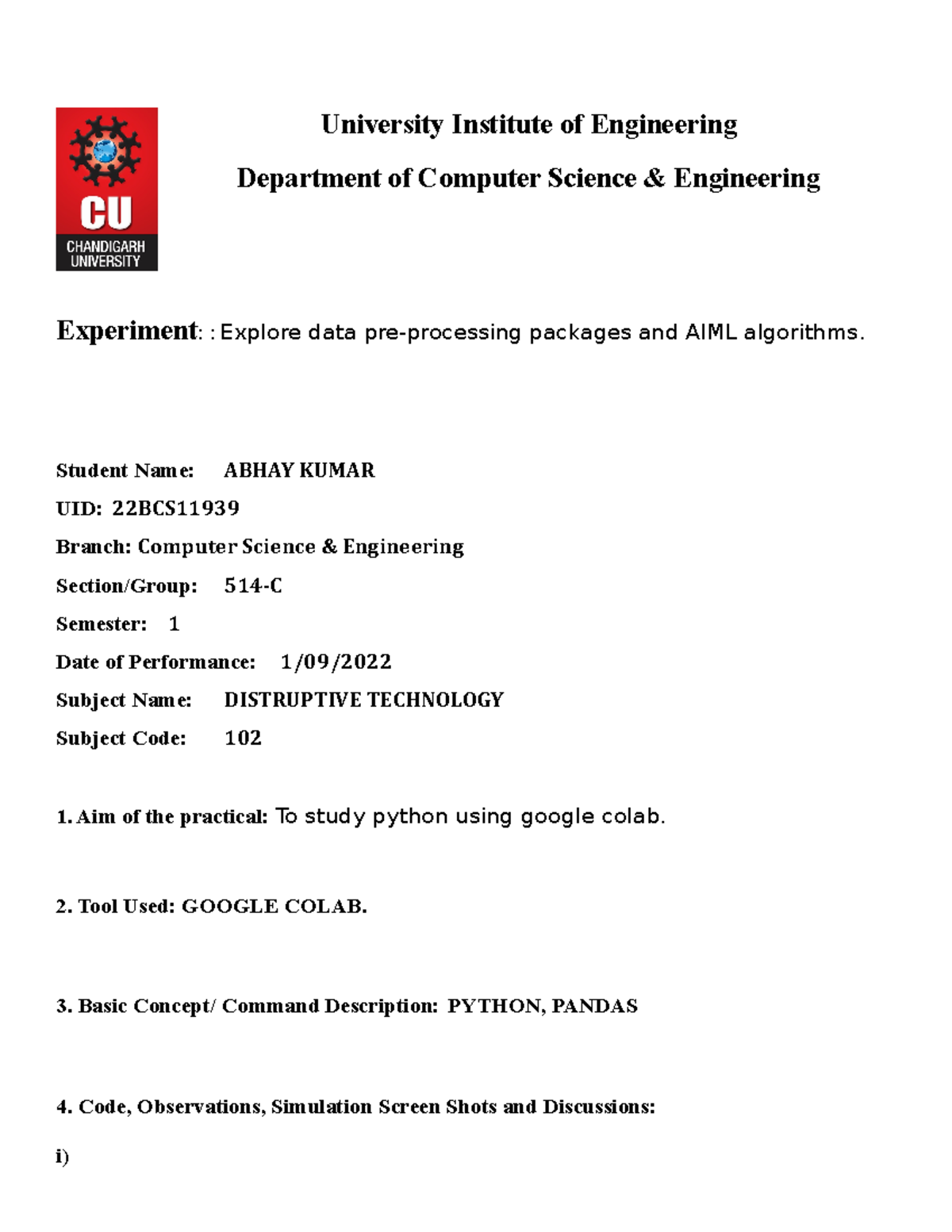 Priyanshu sharma cad practical 1 - Department of Computer Science ...