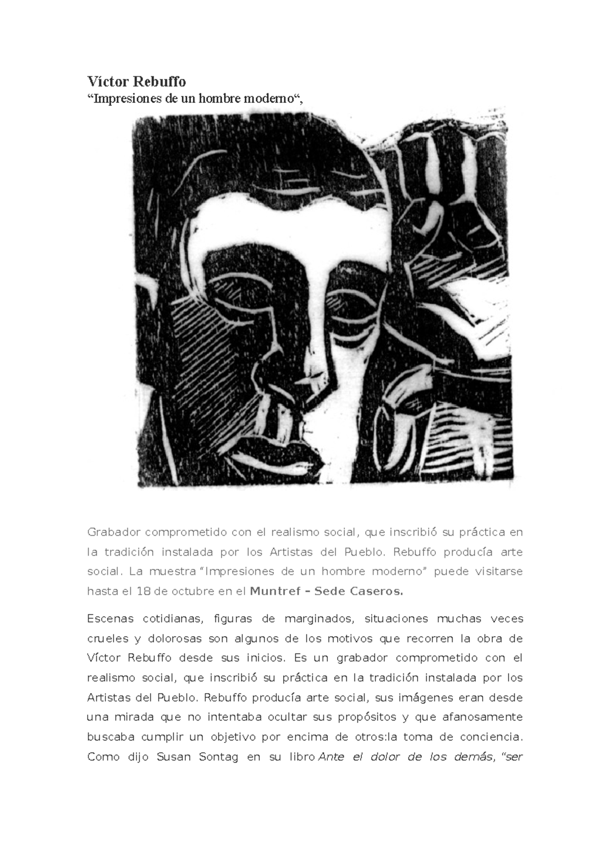 Víctor Rebuffo - información sobre un artista de grabado - Víctor ...