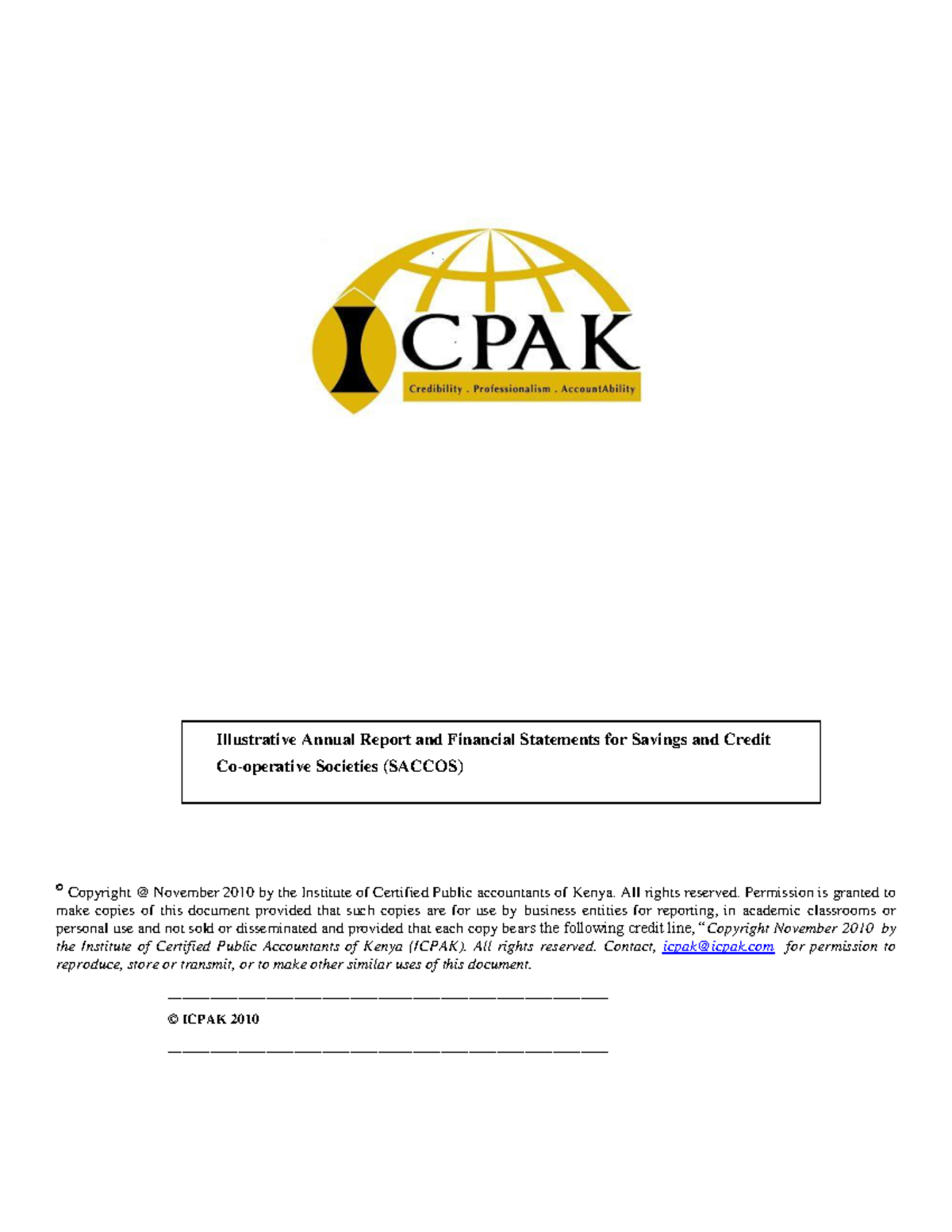 Icpak-reporting-template - Illustrative Annual Report and Financial ...