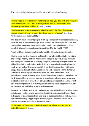 Unit 4 Q3 Updated Unit 4 Health And Wellbeing Unit 4 Question 3