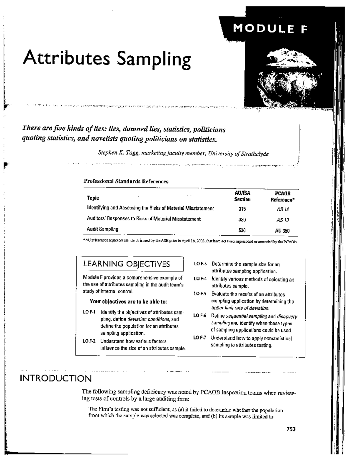 Module F - Accounting/Auditing - Auditing - Studocu