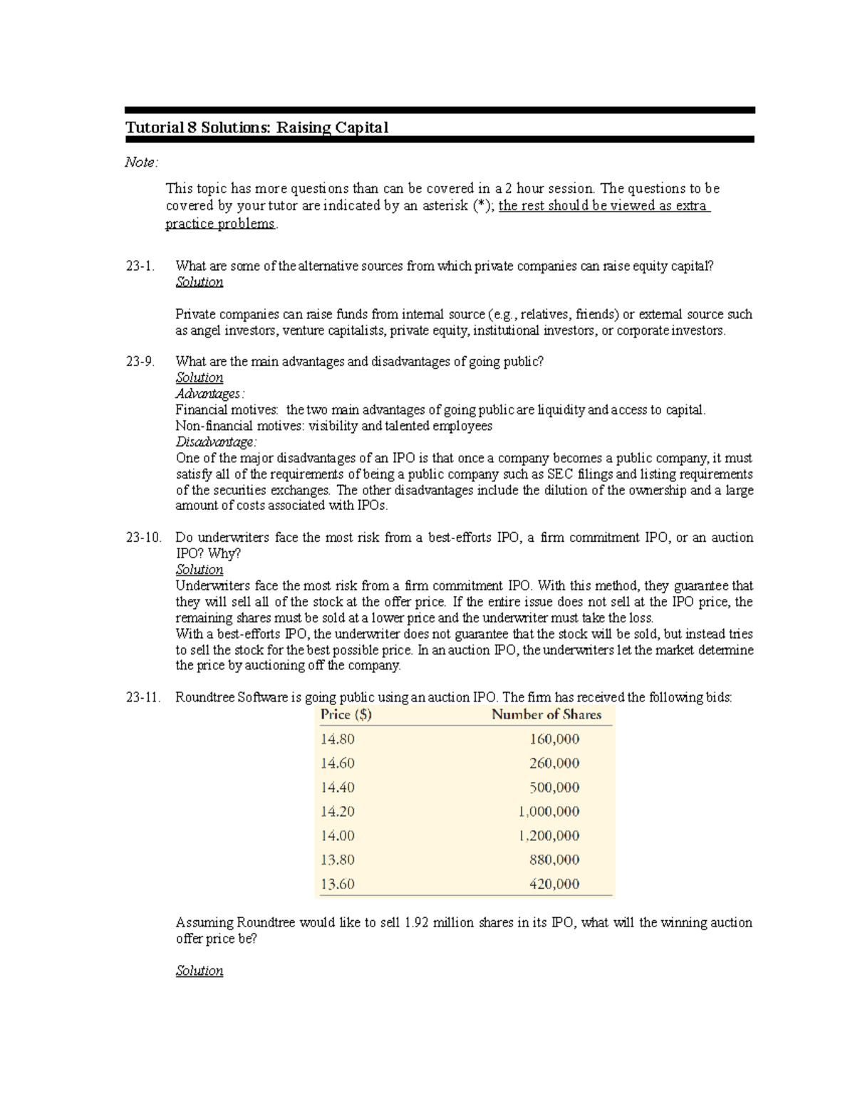 3 Tutorial 11 Solutions Tutorial 11 Solutions Tutorial 11 Solutions ...
