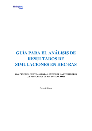 HEC-Ras 1 Iniciación 5 - hec-ras - INICIACIÓN UNIDAD 5. PRESENTACIÓN DE ...