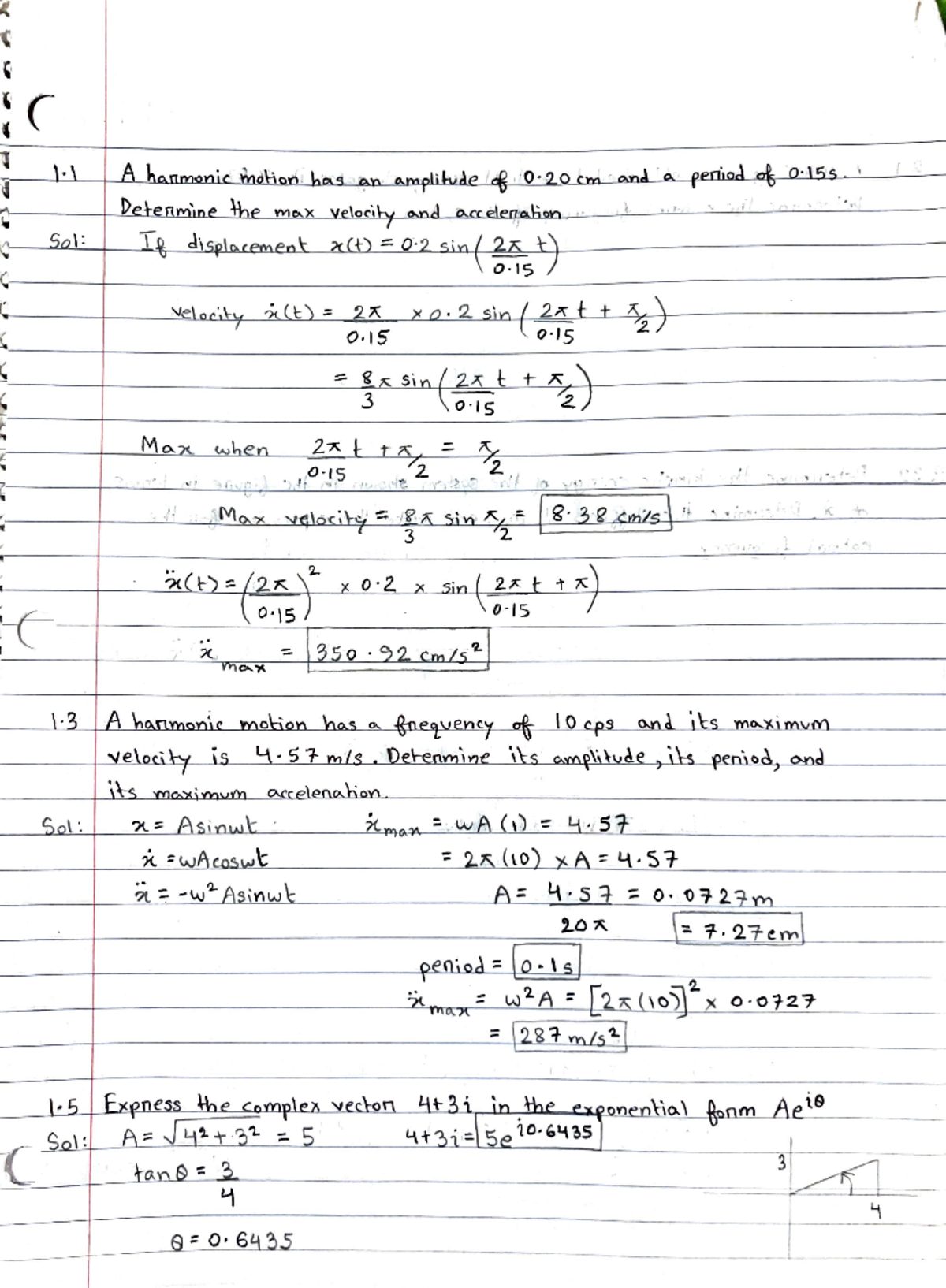 Mech 375 Theory of Vibration Assignment 1 - I( ' ~· • • ~ ~ ( . \ : RUS ...