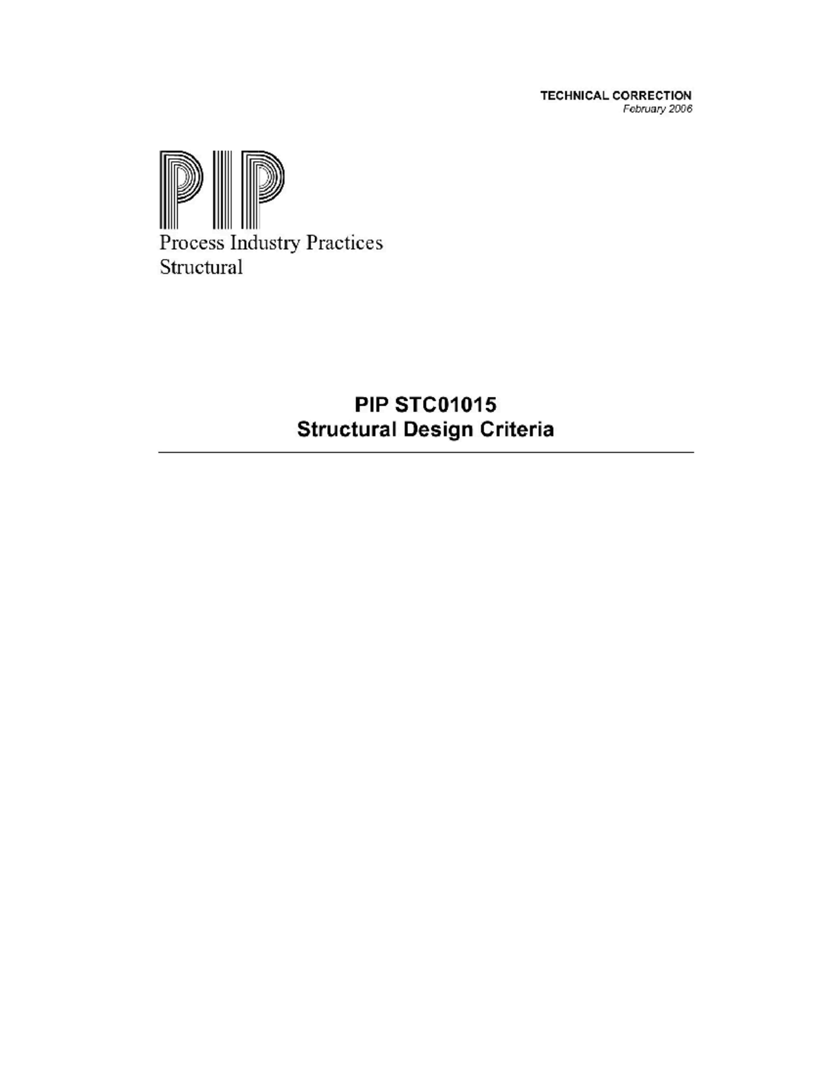 PIP STC01015 Structural Design - SCI 6227 - Studocu