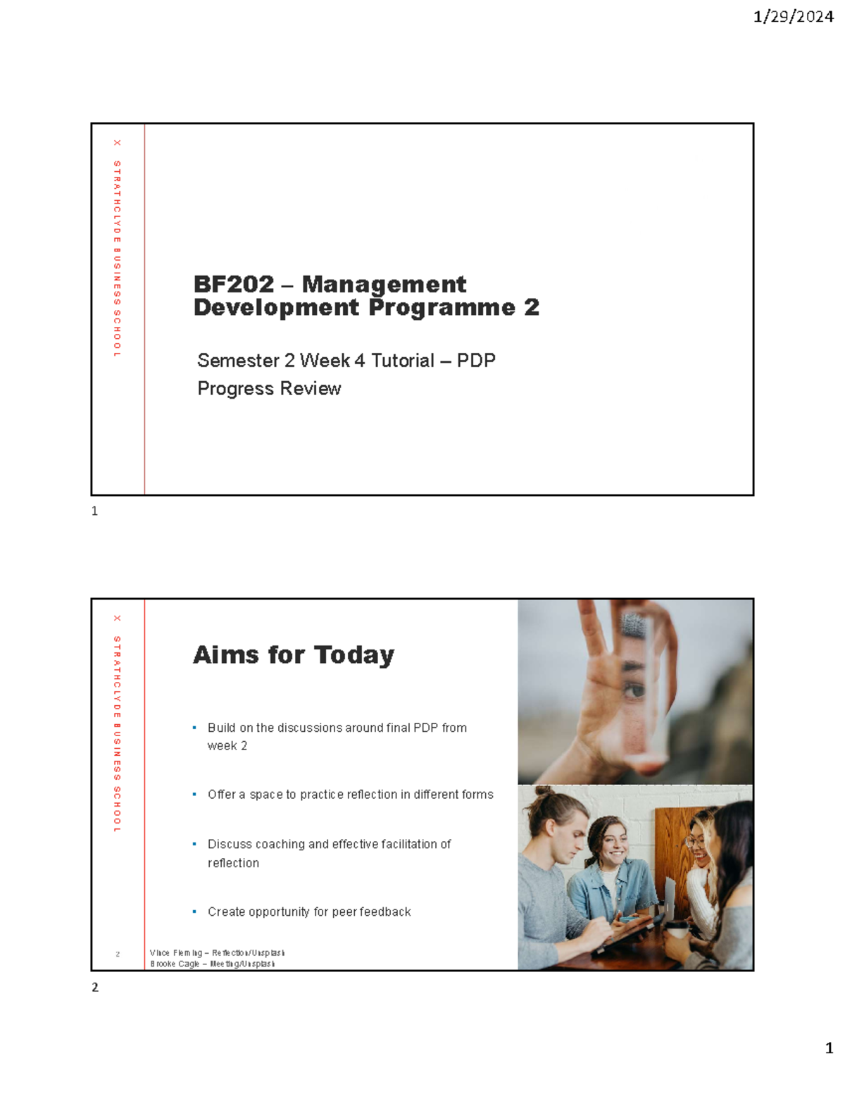BF202 - Semester 2 Week 4 Tutorial - X S T R A T H C L Y D E B U S I N ...