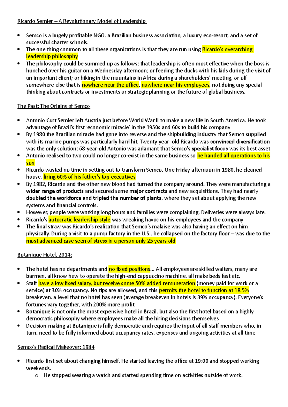 Ricardo Semler – A Revolutionary Model of Leadership - Ricardo Semler ...