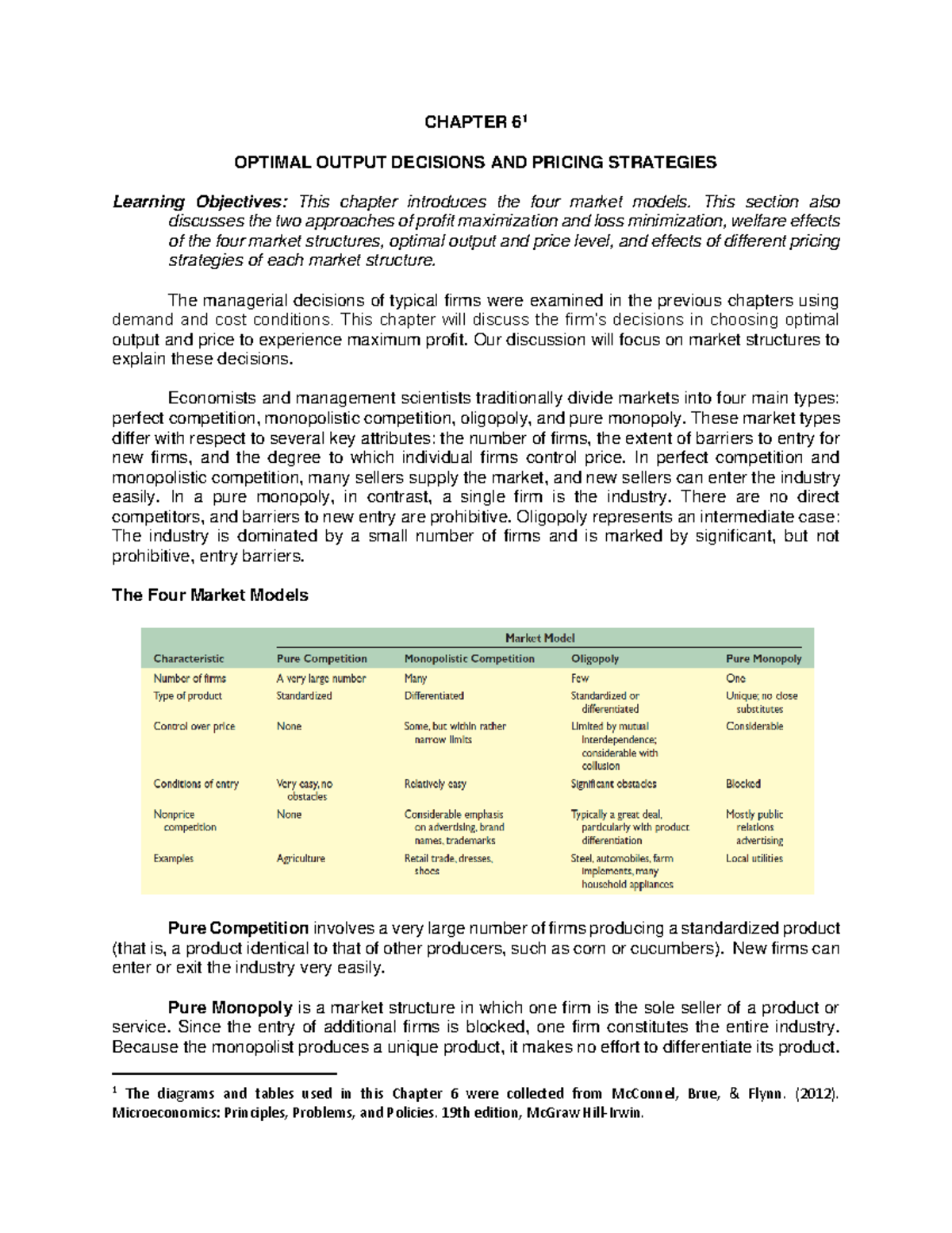 Managerial-Economics-for-Non-major Chapter-6 - CHAPTER 6 1 OPTIMAL ...