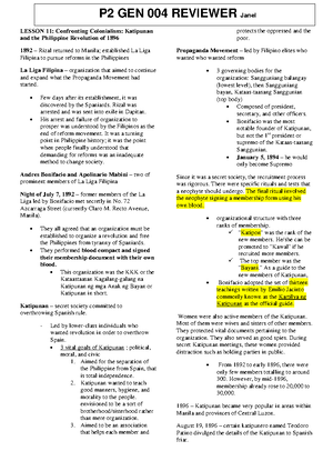 Phil His-Reviewer - this is a reviewer - PHILHIS: Module 1: History as ...