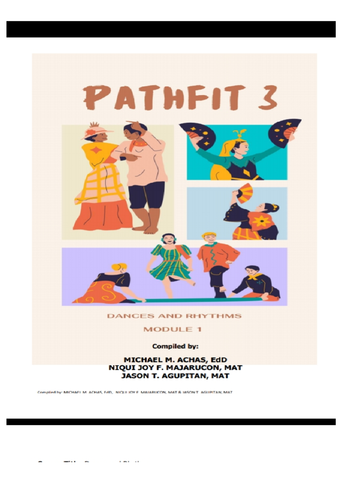 Lesson-1 Pathfit 3 - thanks - Corporate Law - Studocu