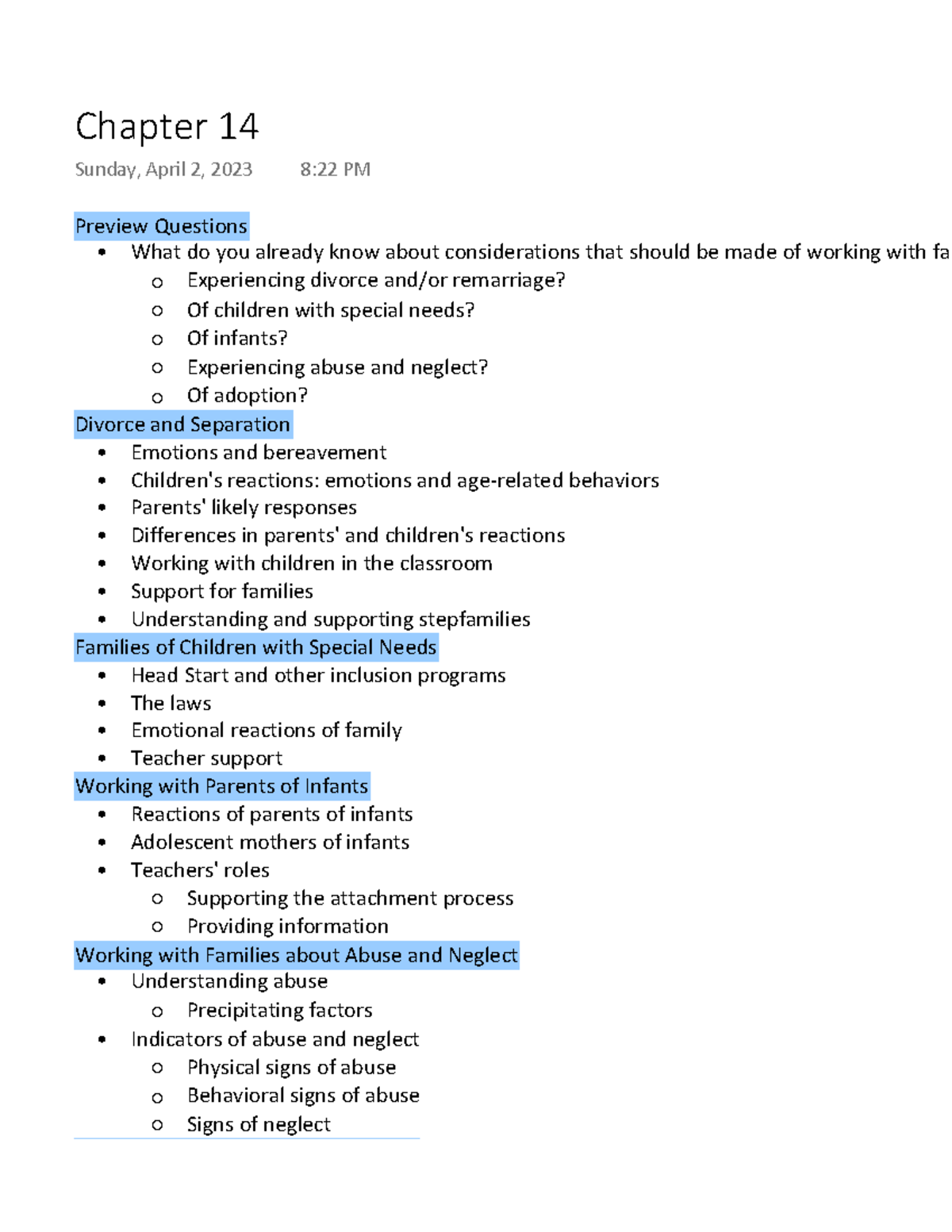 Chapter 14-3 - Professor Brittany Sammons - Preview Questions What do you already know about ...