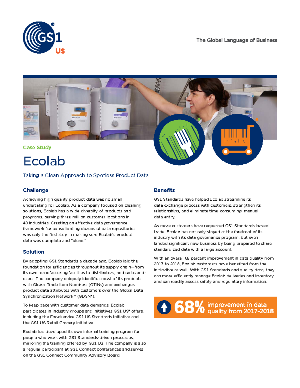 Case Study Ecolab Takes a Clean Approach to Spotless Product Data ...