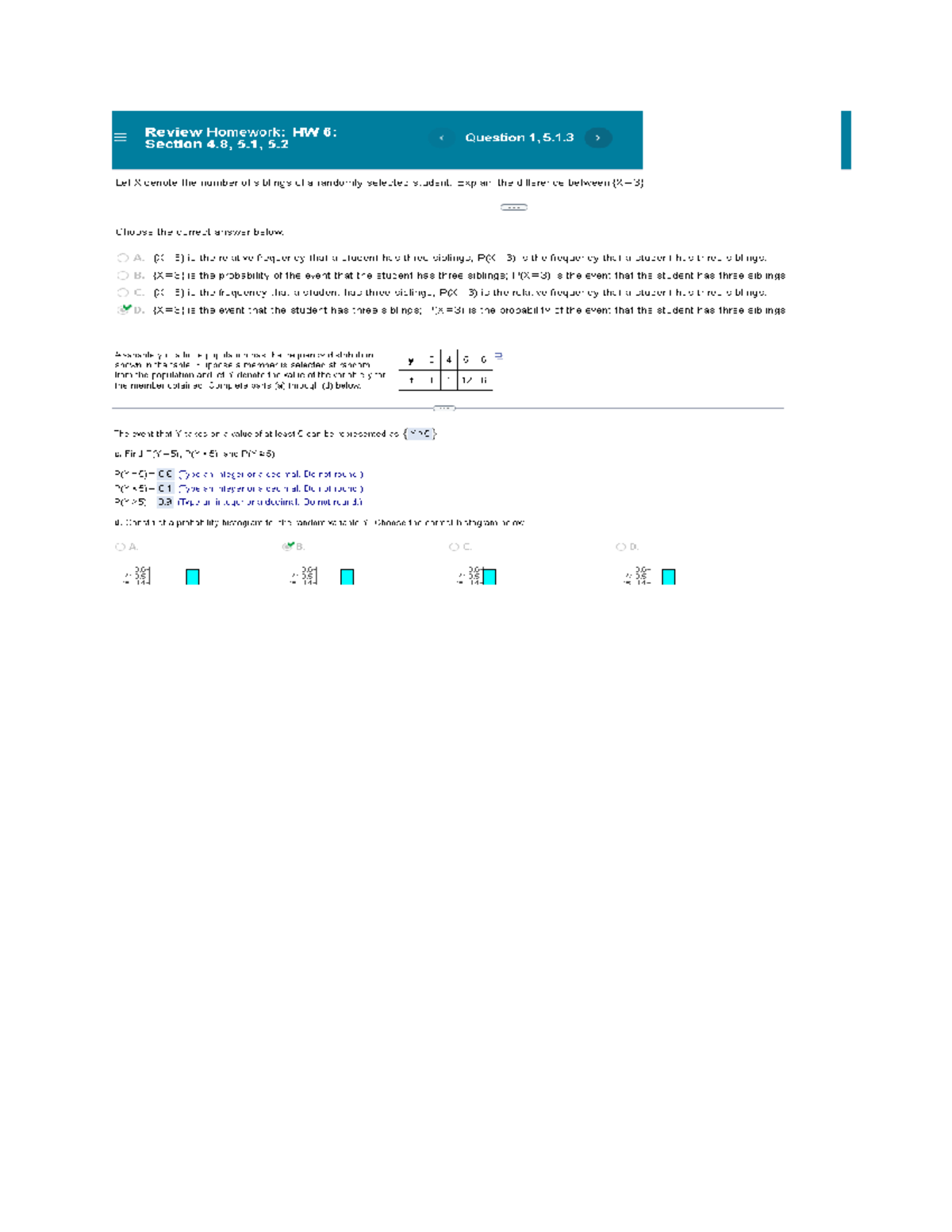 HW 6 Section 4-8 5-1 5-1 - Review Homework: HW 6: Section 4, 5, 5 ...