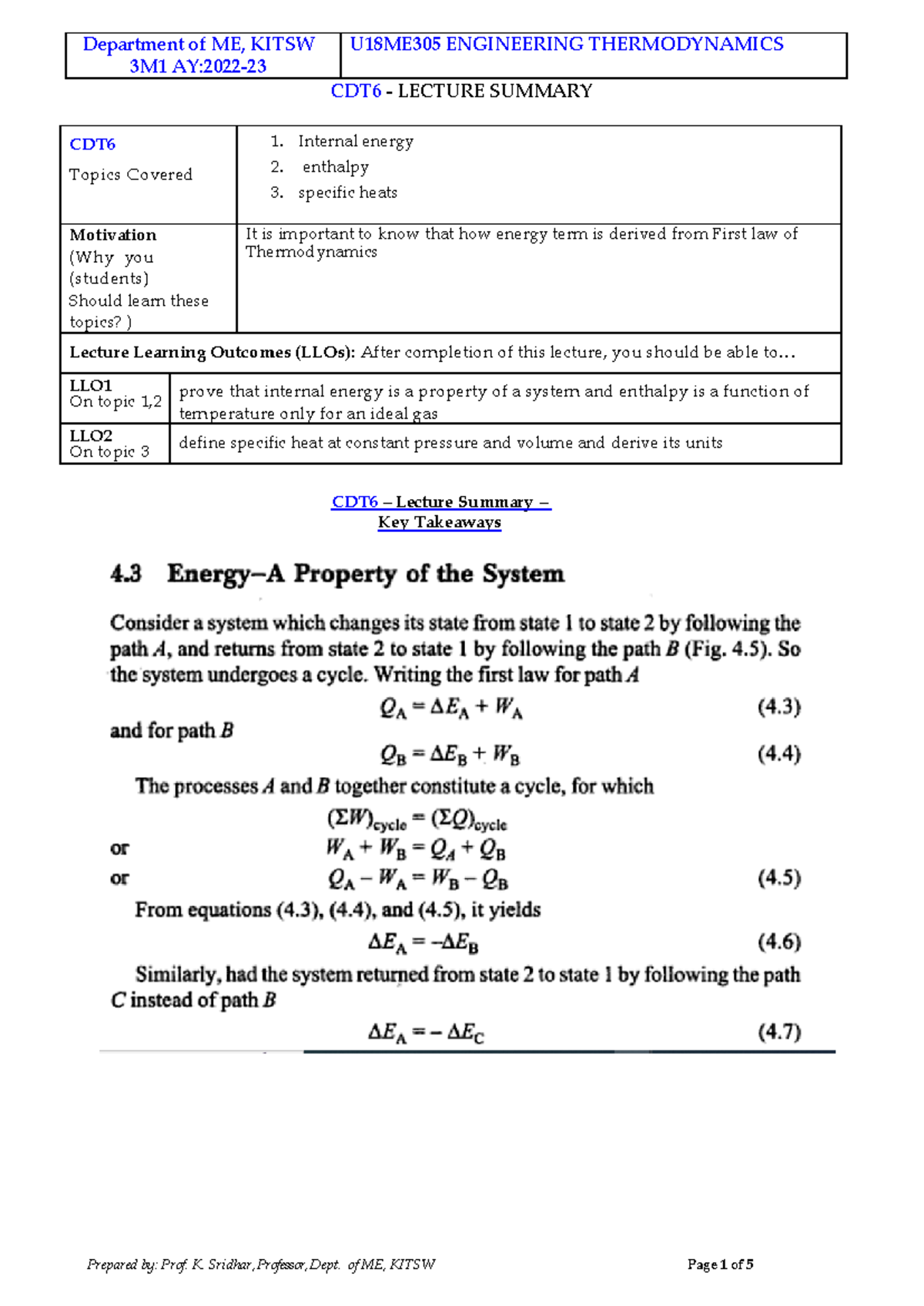ETD CDT-6 - important notes - 3M1 AY:2022- CDT6 - LECTURE SUMMARY CDT ...