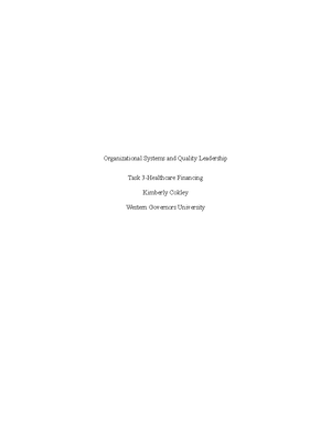 D078 Task 2 WGU - D078 TEM1 - Business Environment Applications I ...