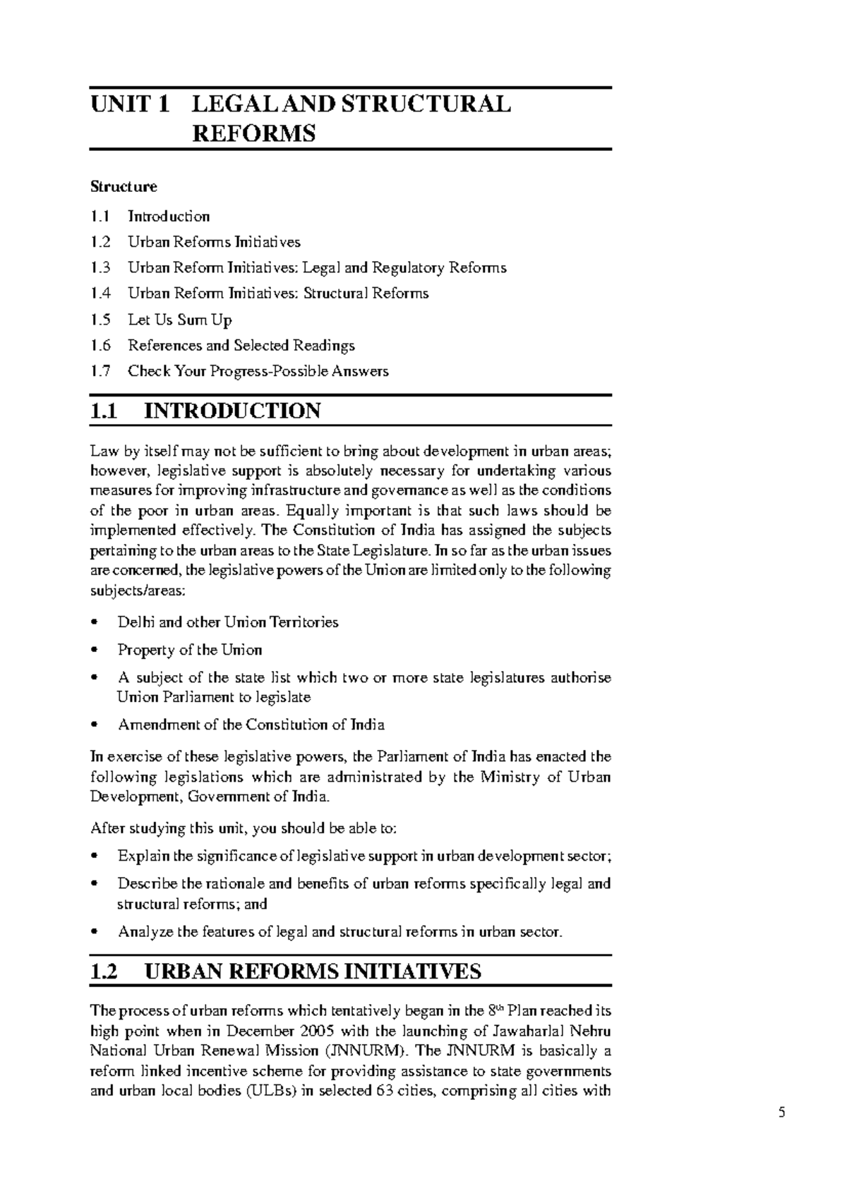 Unit-1 - Cbh - Legal and Structural UNIT 1 LEGAL AND STRUCTURAL Reforms ...
