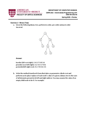 HW1 Written - Faculty of Arts & Sciences Department of Computer Science ...