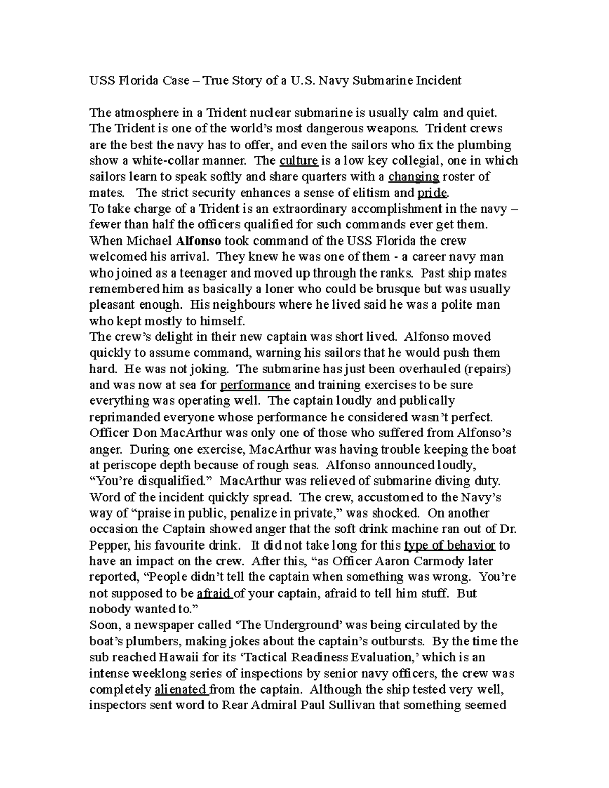 USS Florida Case 21 - this is for reference only - USS Florida Case ...