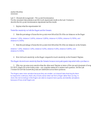 [Solved] Assignment 4b Learned Behavior Conditioning Provide your own - Psychology 1010 (1010 ...