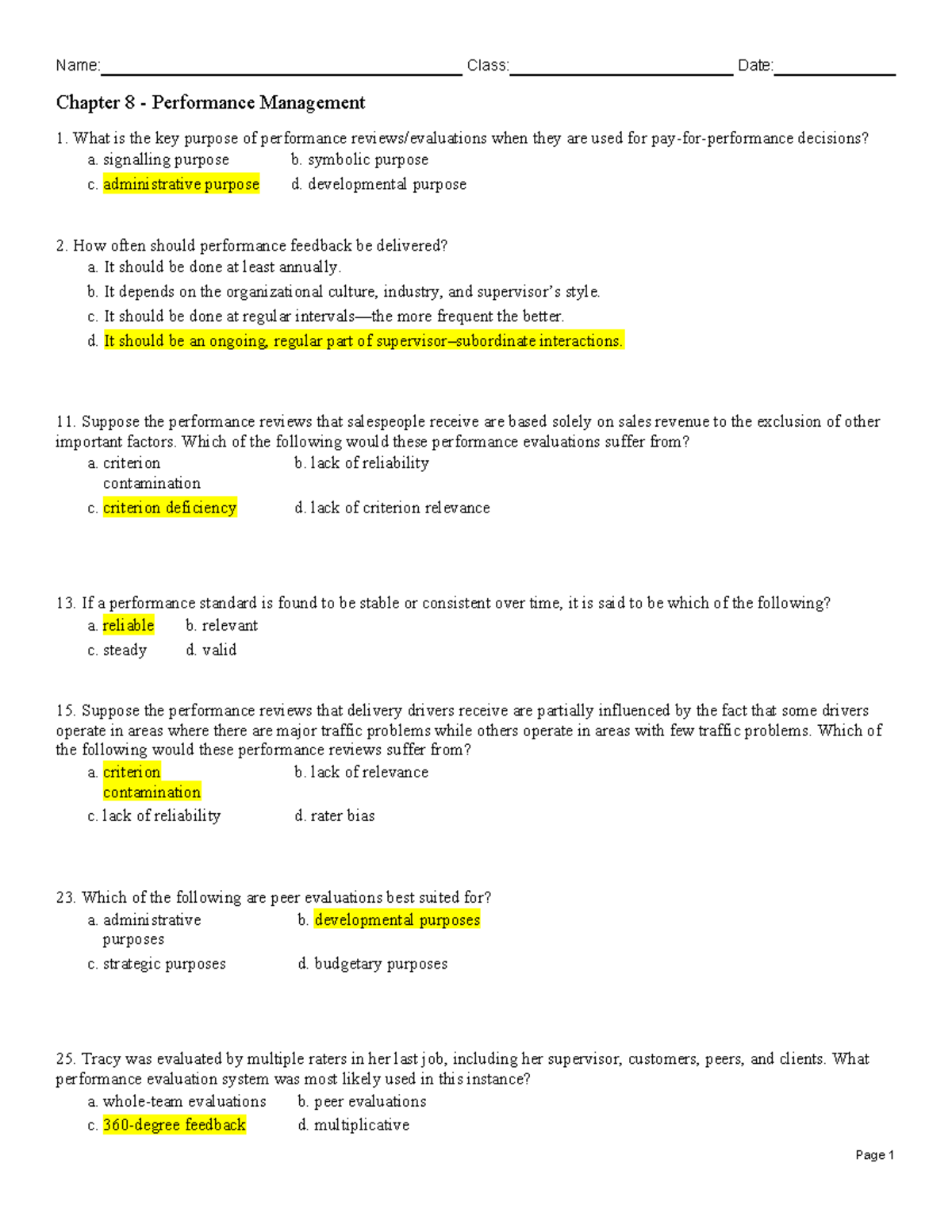 Chapter 8 practice questions - Name: Class: Date: Chapter 8 ...