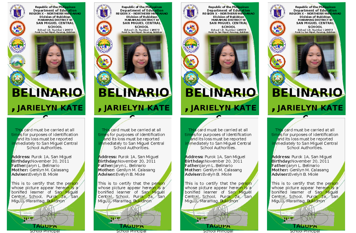 Id - Well done - Republic of the Philippines Department of Education ...