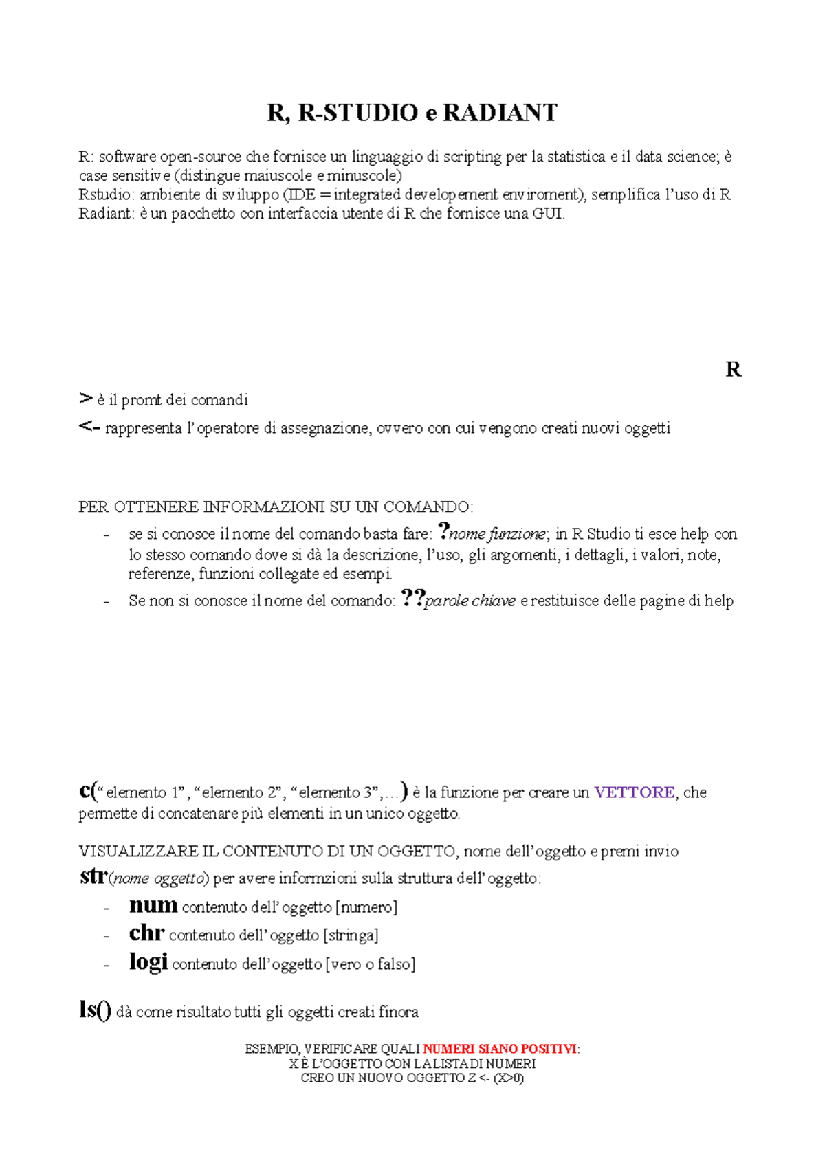 Statistica R - appunti R - R, R-STUDIO e RADIANT R: software open ...