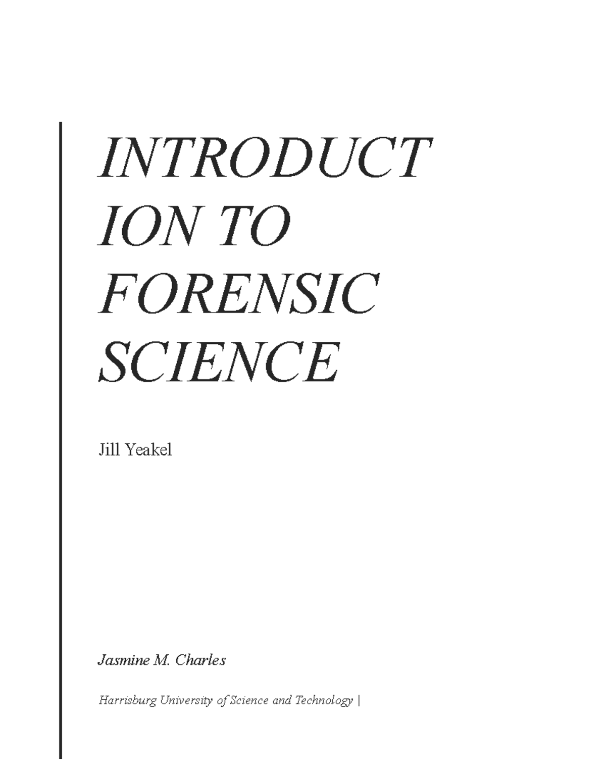 Intro to forensics - This a like a study guide with brief explanations ...